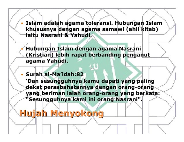 Agama Selain Islam Guna Nama Allah | PPT