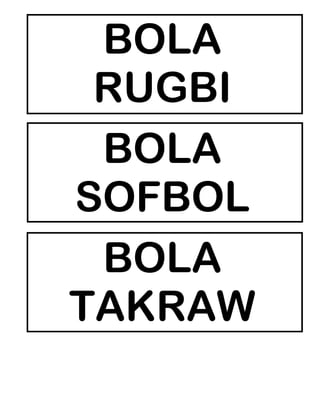 Nama bola | DOCX