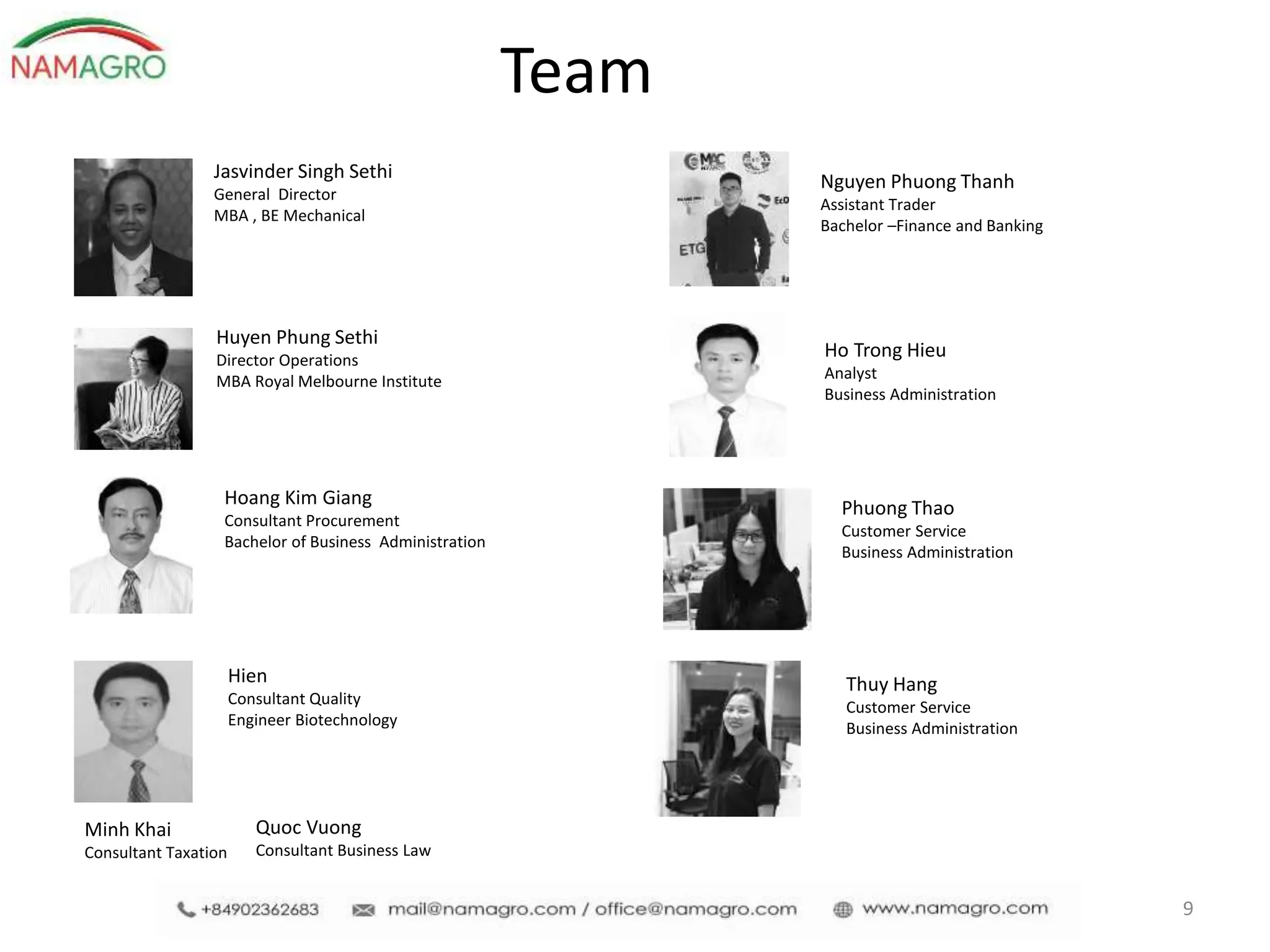 Introduction about Namagro company Vietnam.pptx