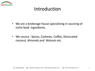 Introduction about Namagro company Vietnam.pptx