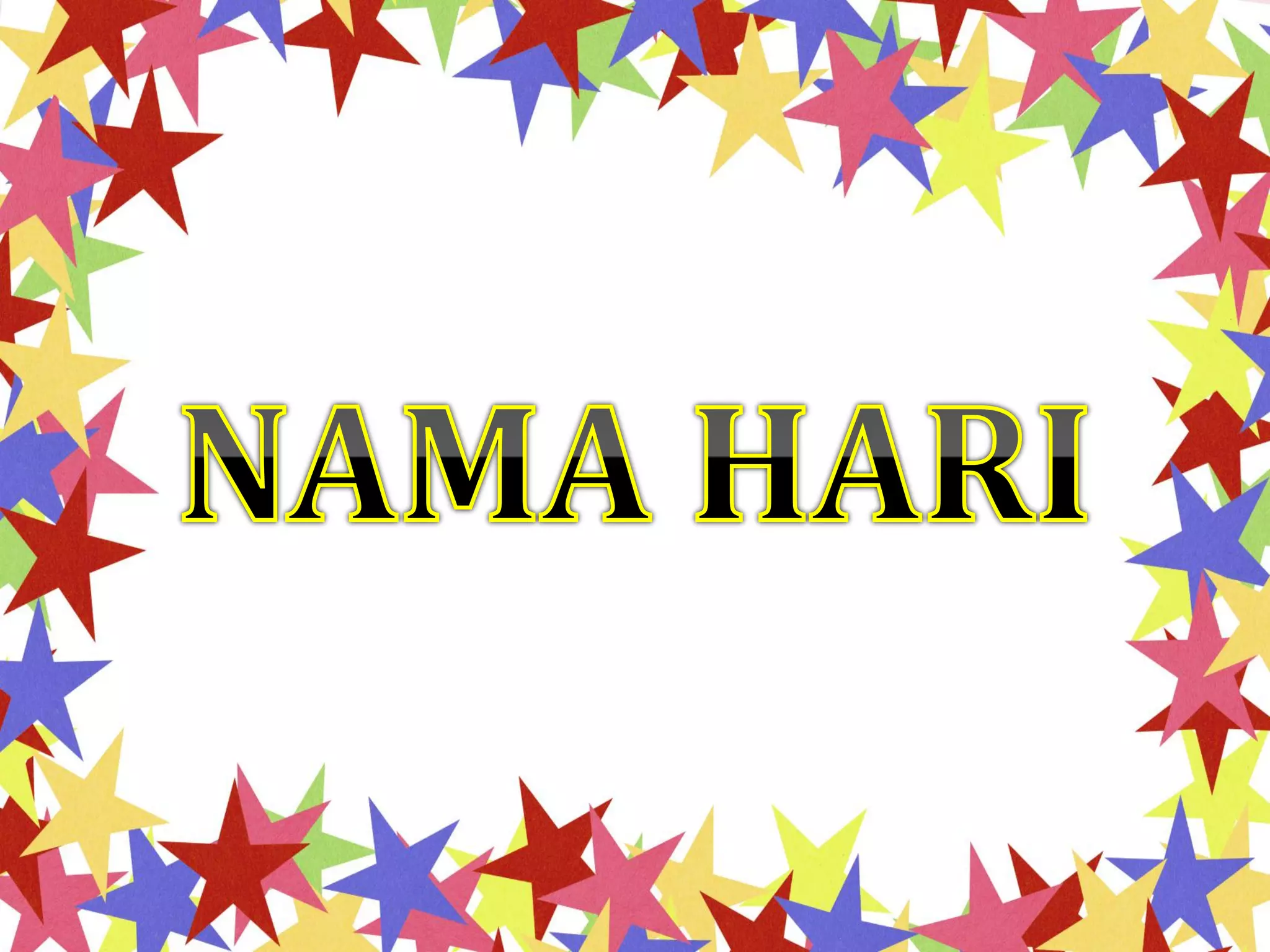 Nama hari dalam seminggu | PDF