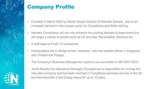 Namaka Compliance | PPT