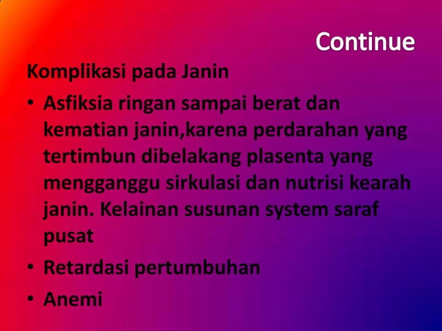 solusio plasenta | PPTX