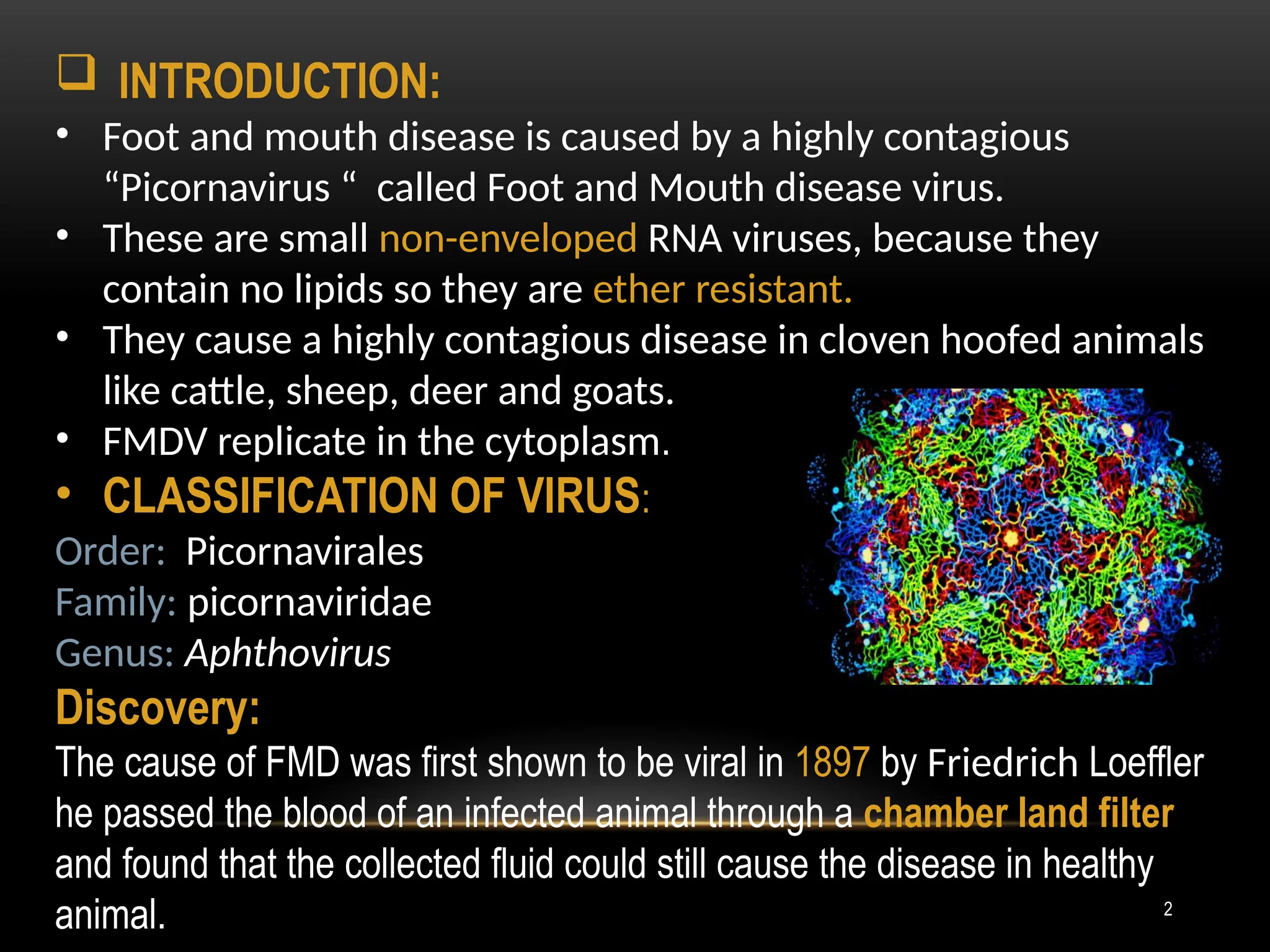 Foot and Mouth disease Virus Group 2.pptx