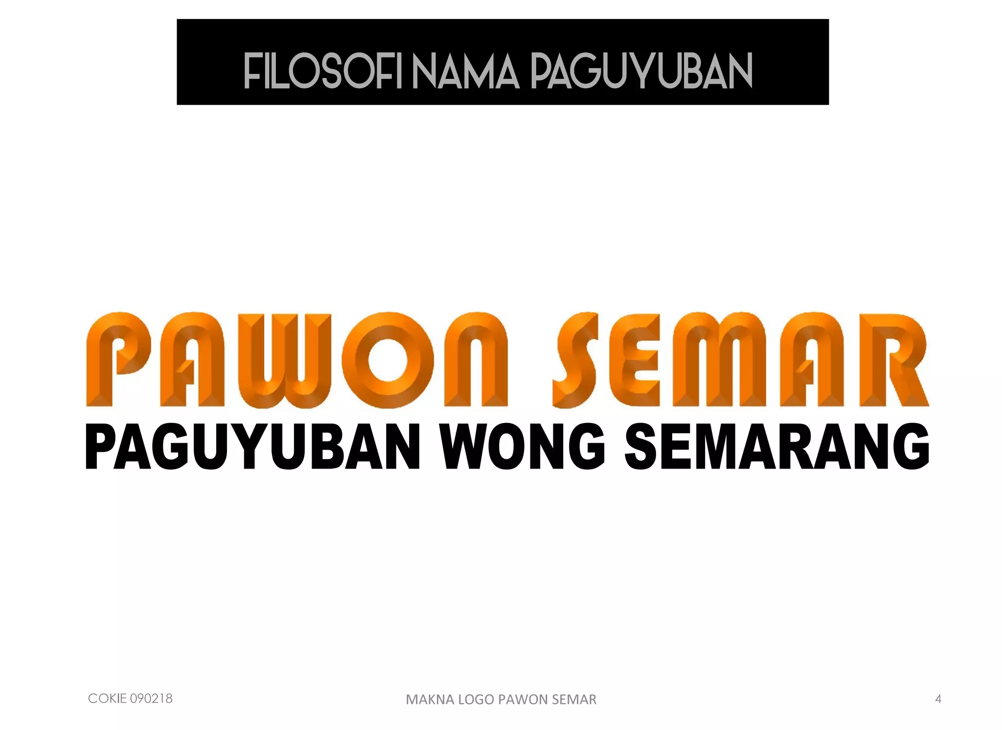 Nama dan Logo Pawon Semar | PDF