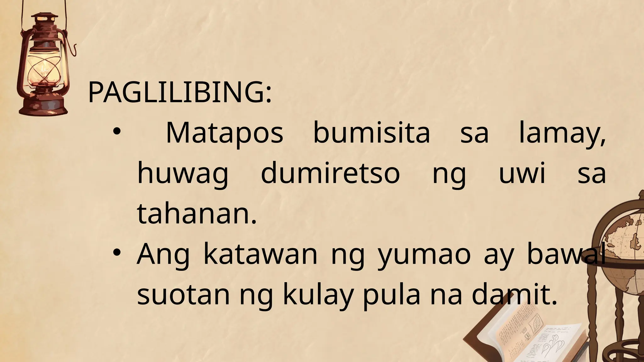 NAMANA NA MGA KAUGALIAN TRADISYON SA MGA KASTILA, TSINO, HINDU, AT ...