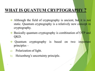 Naman quantum cryptography | PPTX