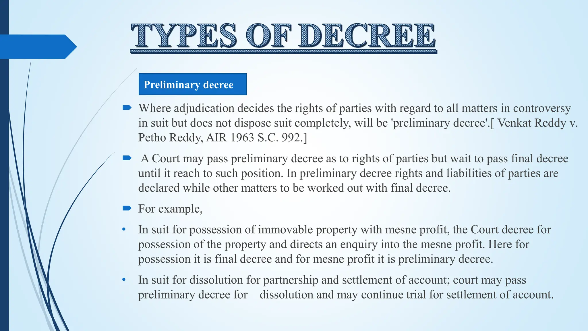PPT on "Decree", under Code of Civil Procedure (CPC). | PPTX