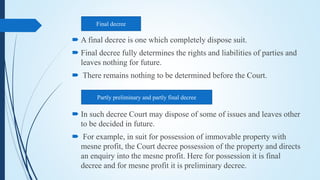 PPT on "Decree", under Code of Civil Procedure (CPC). | PPTX