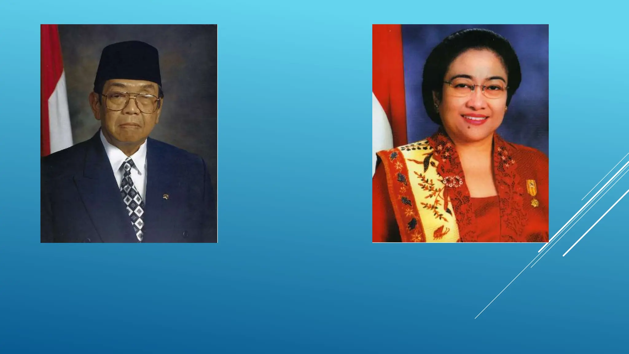 Nama Presiden dan Wakil Presiden dari 1. Soekarno, 2. Soeharto, BJ Habibie Gus Dur, Megawati ...