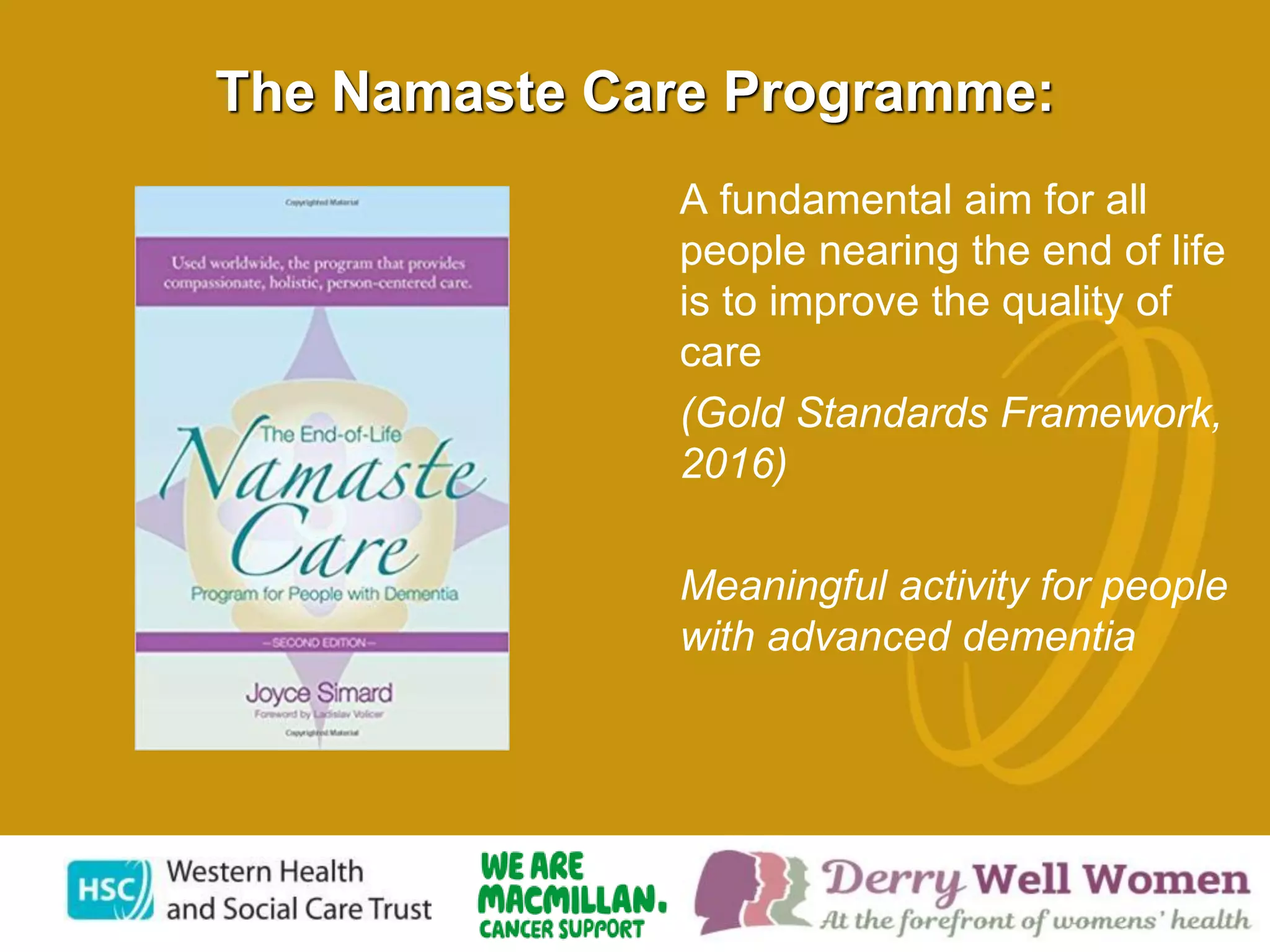 Namaste Project presentation Maria Magee | PDF