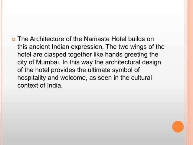 Namaste tower final ppt | PPTX