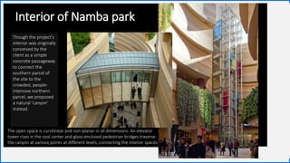 Namba park shopping complex | PPTX