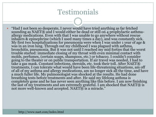 Nambudripad’s allergy elimination technique (naet) | PPTX | Allergies ...