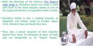 Namdhari fresh | PPT