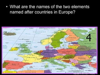 Name that Element on the Periodic Table of the Elements Quiz Game | PPTX