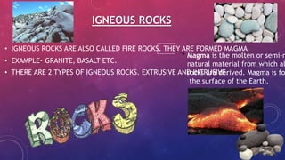 rock cycle ppt by aadesh taneja | PPTX