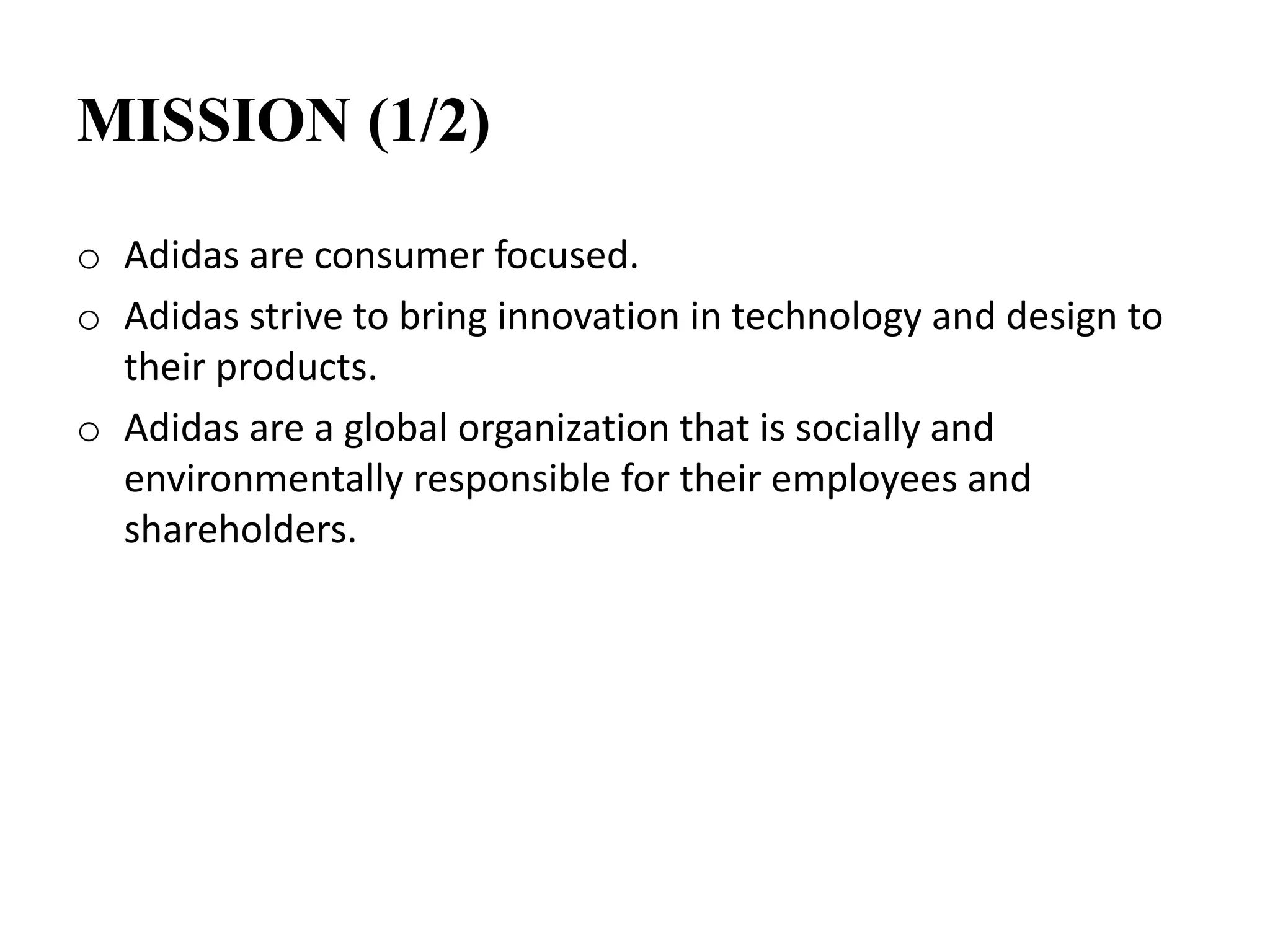 presentation on adidas, | PPTX