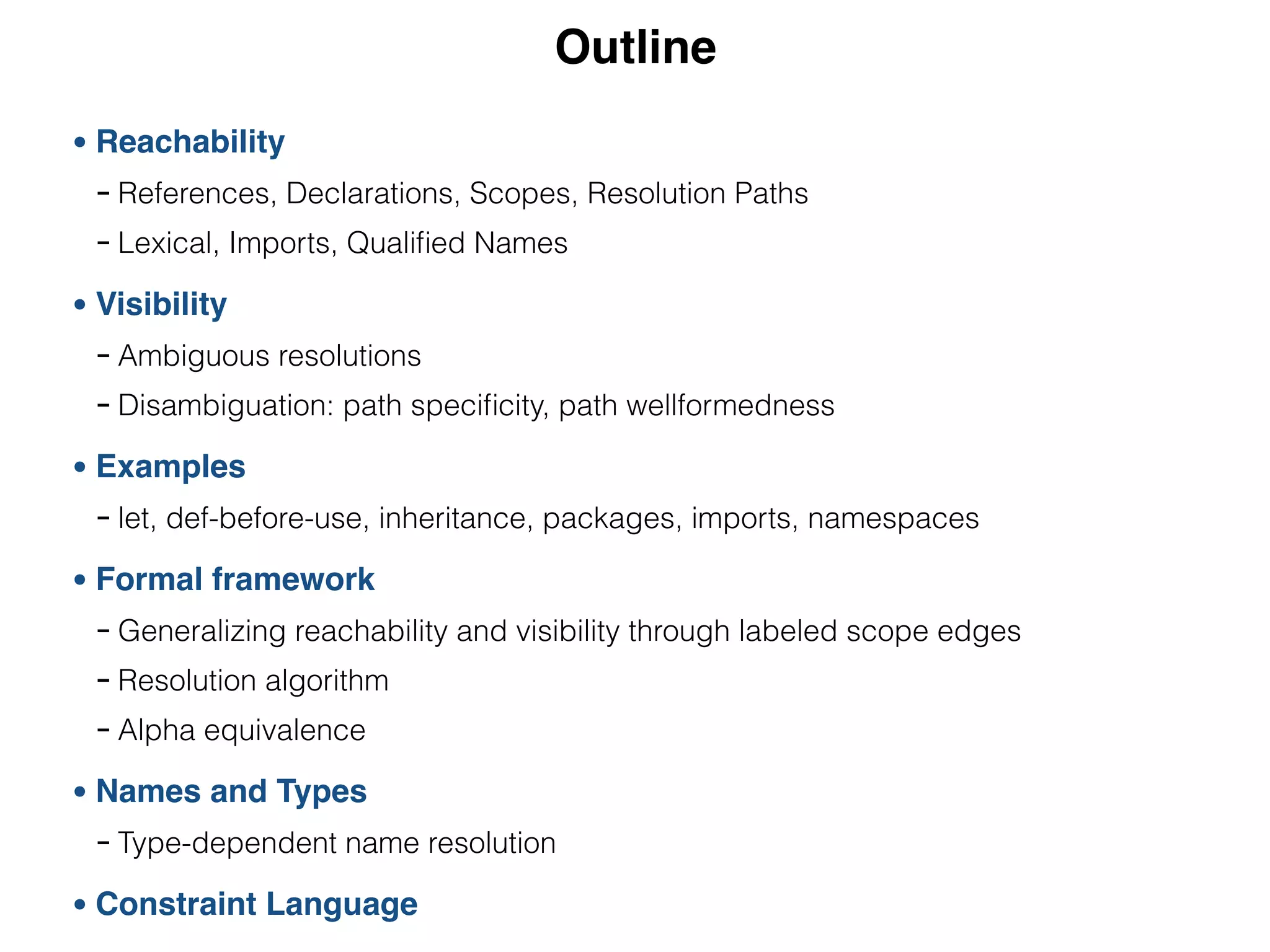 Name binding with scope graphs | PPT