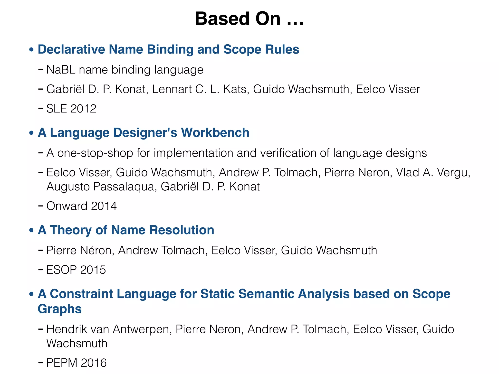 Name binding with scope graphs | PPT