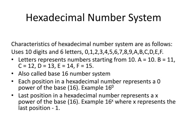 Number System in CoMpUtEr