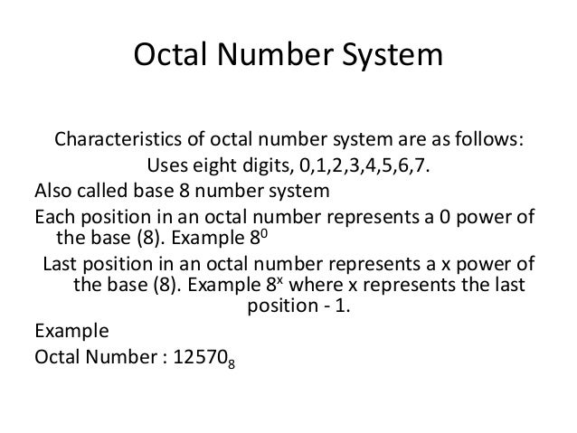 Number System In CoMpUtEr Number System In CoMpUtEr