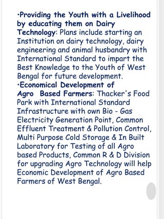 THACKER DAIRY | PPTX