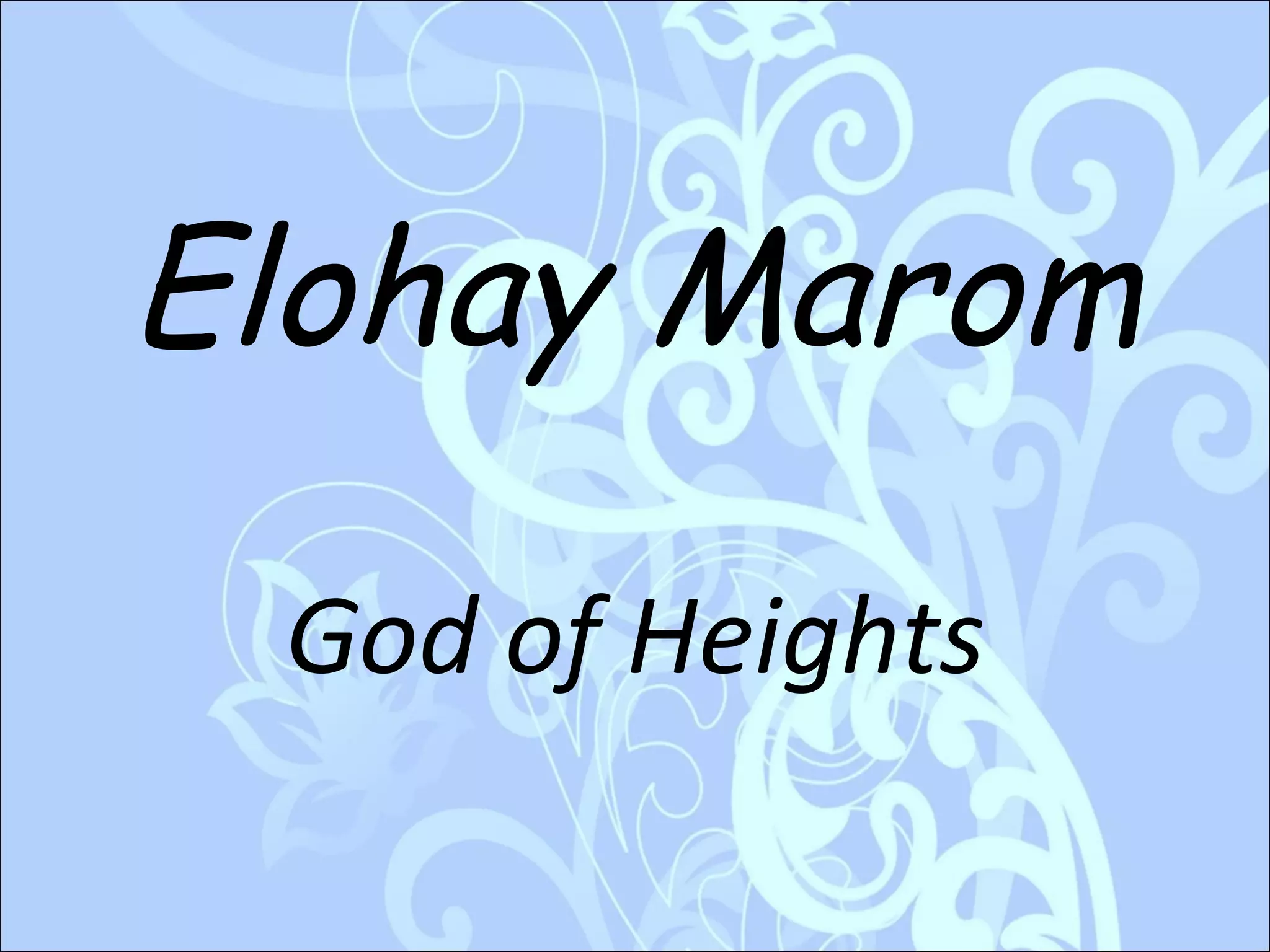 Name Of God | PPT