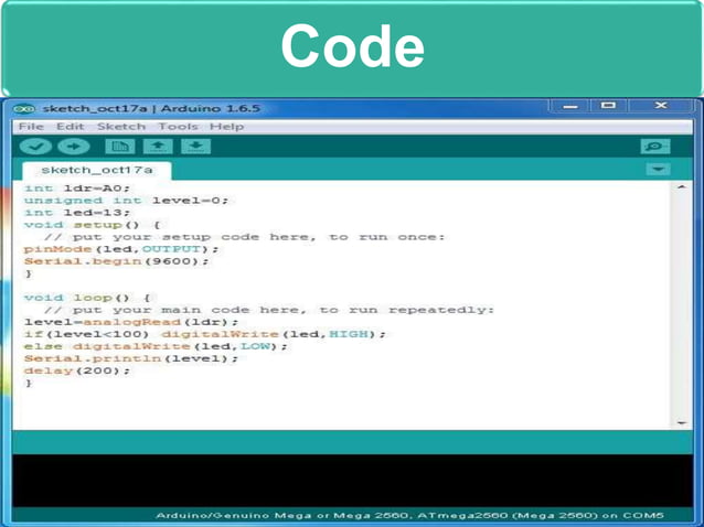 photoresistor or photocell with ardunio pptx | PPTX | Technology ...