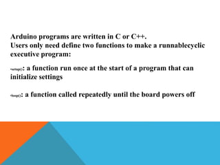 photoresistor or photocell with ardunio pptx | PPTX