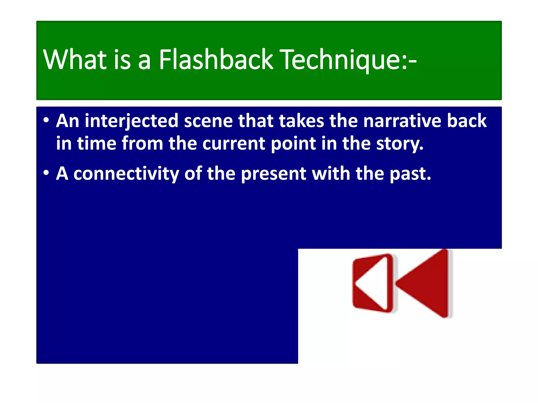 Flashback technique in A grain of wheat | PPTX | Drama | Genres