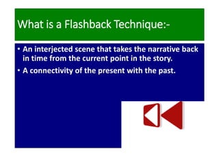 Flashback technique in A grain of wheat | PPTX | Drama | Genres