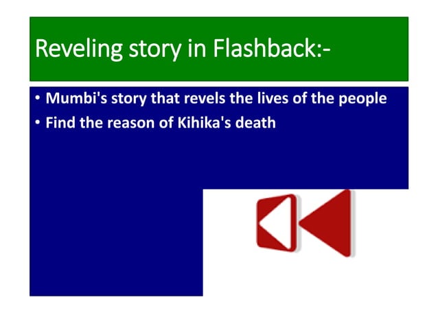 Flashback technique in A grain of wheat | PPTX | Drama | Genres