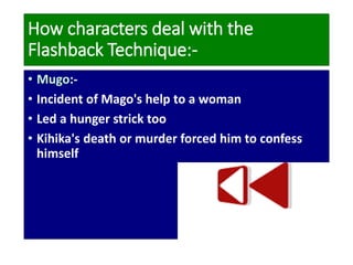 Flashback technique in A grain of wheat | PPTX | Drama | Genres