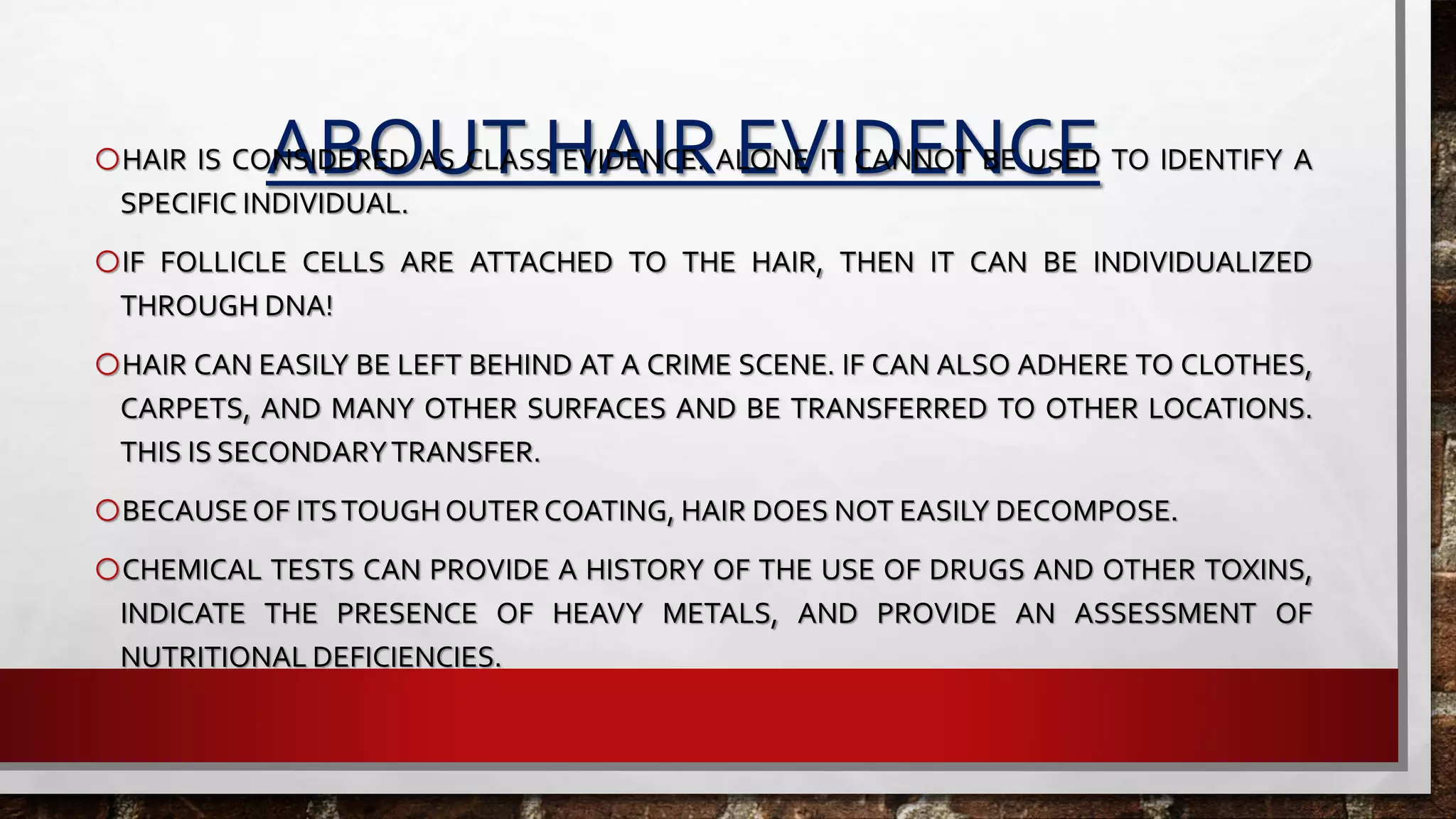 Persistence and Recovery Of Hair Evidence.pptx