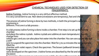 Chemical techniques used for fingerprints detection.pptx