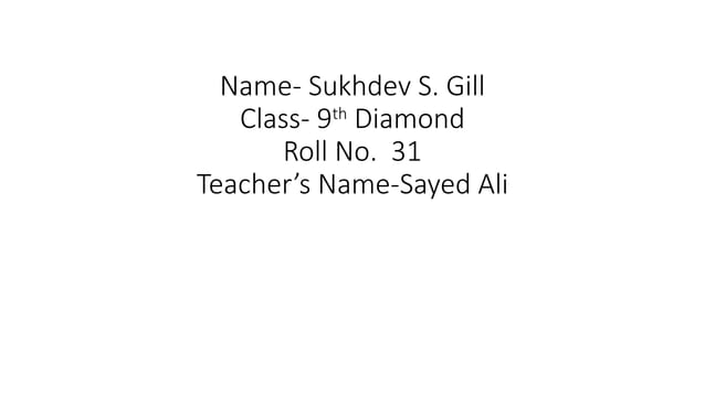 Name- Sukhdev S.pptx utdltdtdtgfdhgcfhmfx | PPT