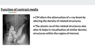 TITLE -Radiopaque contrast media/PHARMACEUTICAL CHEMISTRY | PDF