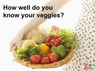Name That Veggie: Test Your Vegetable IQ | PPTX