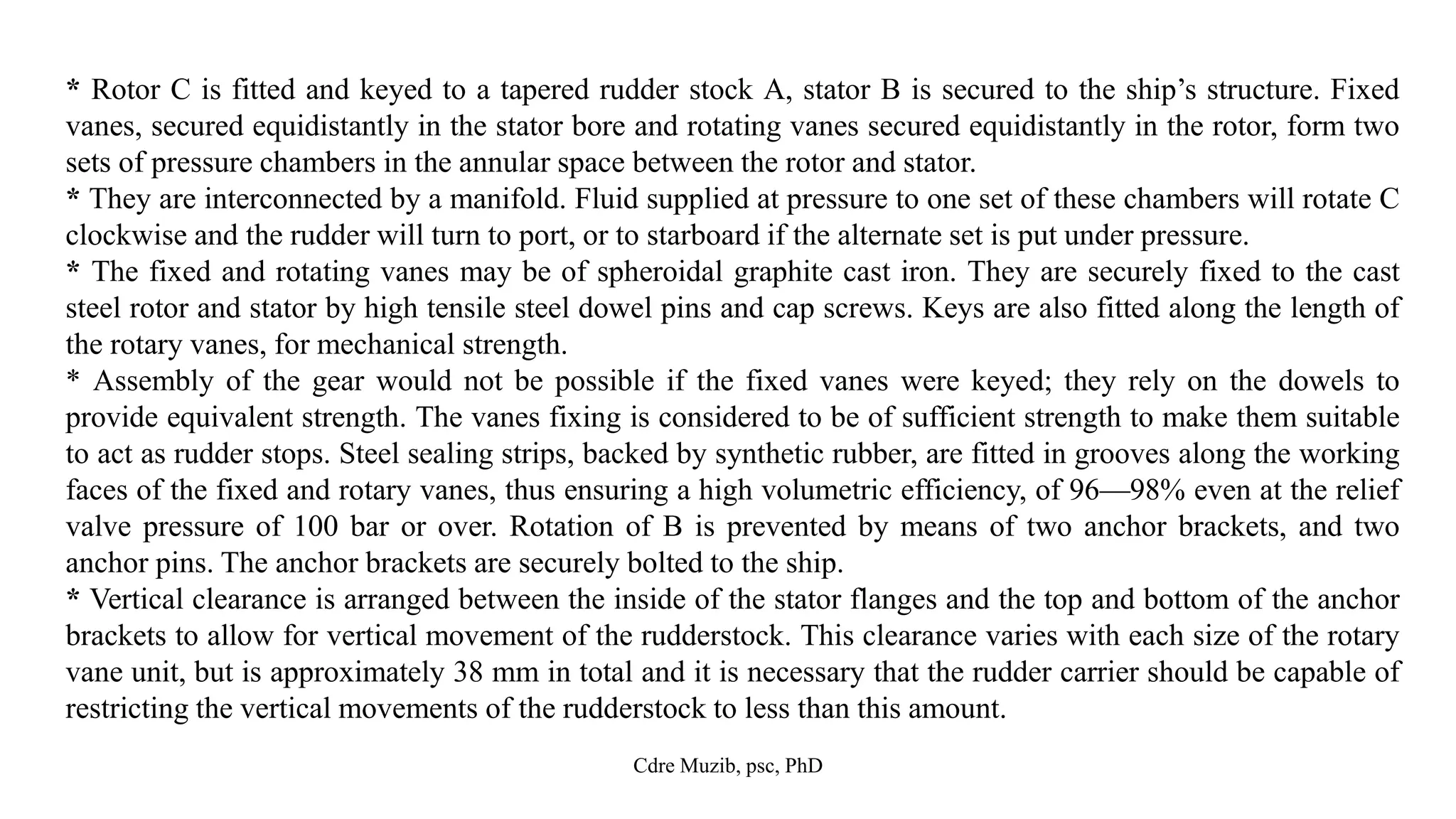 Name 409 marine engineering ii steering system | PDF
