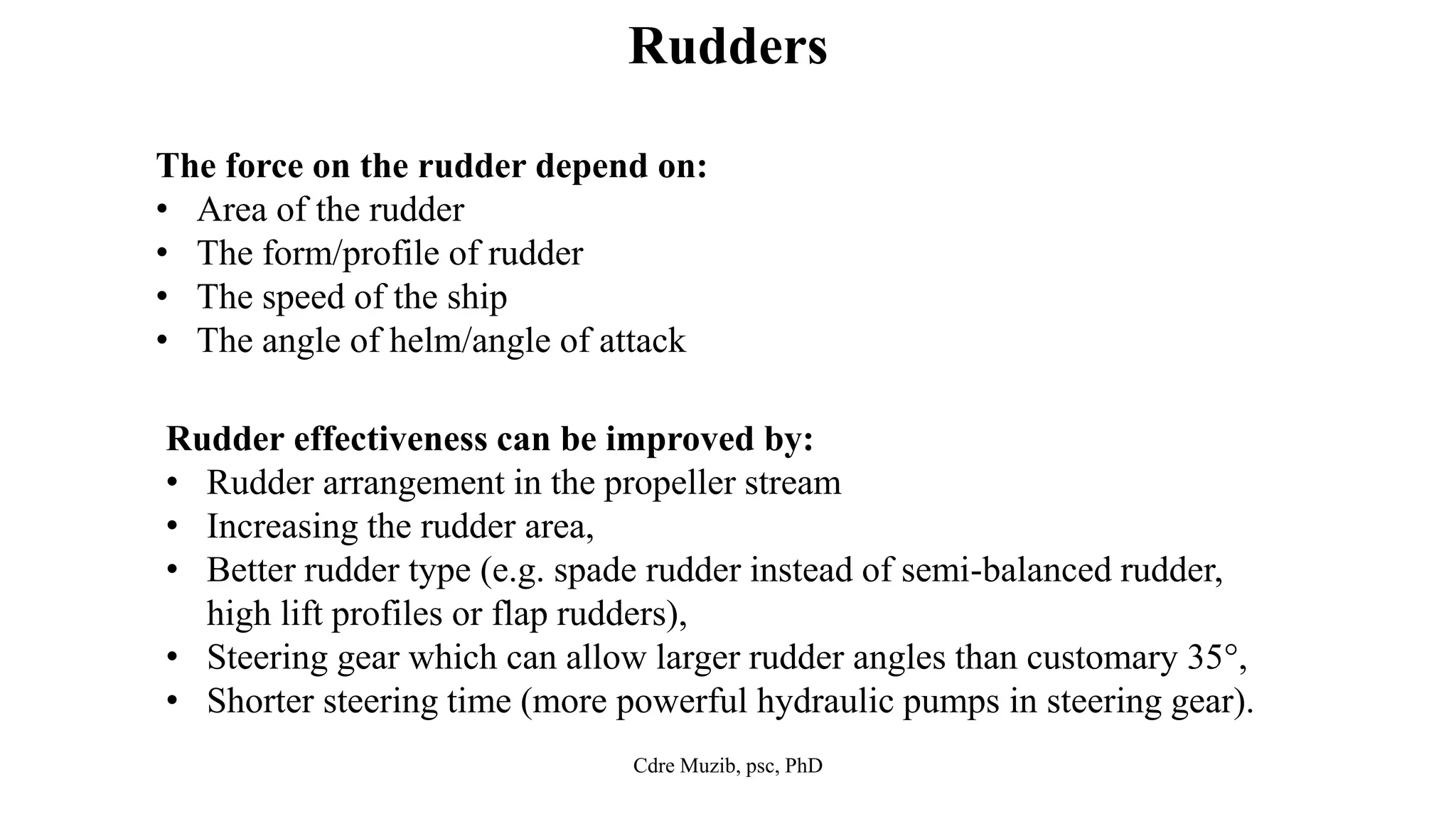 Name 409 marine engineering ii steering system | PDF