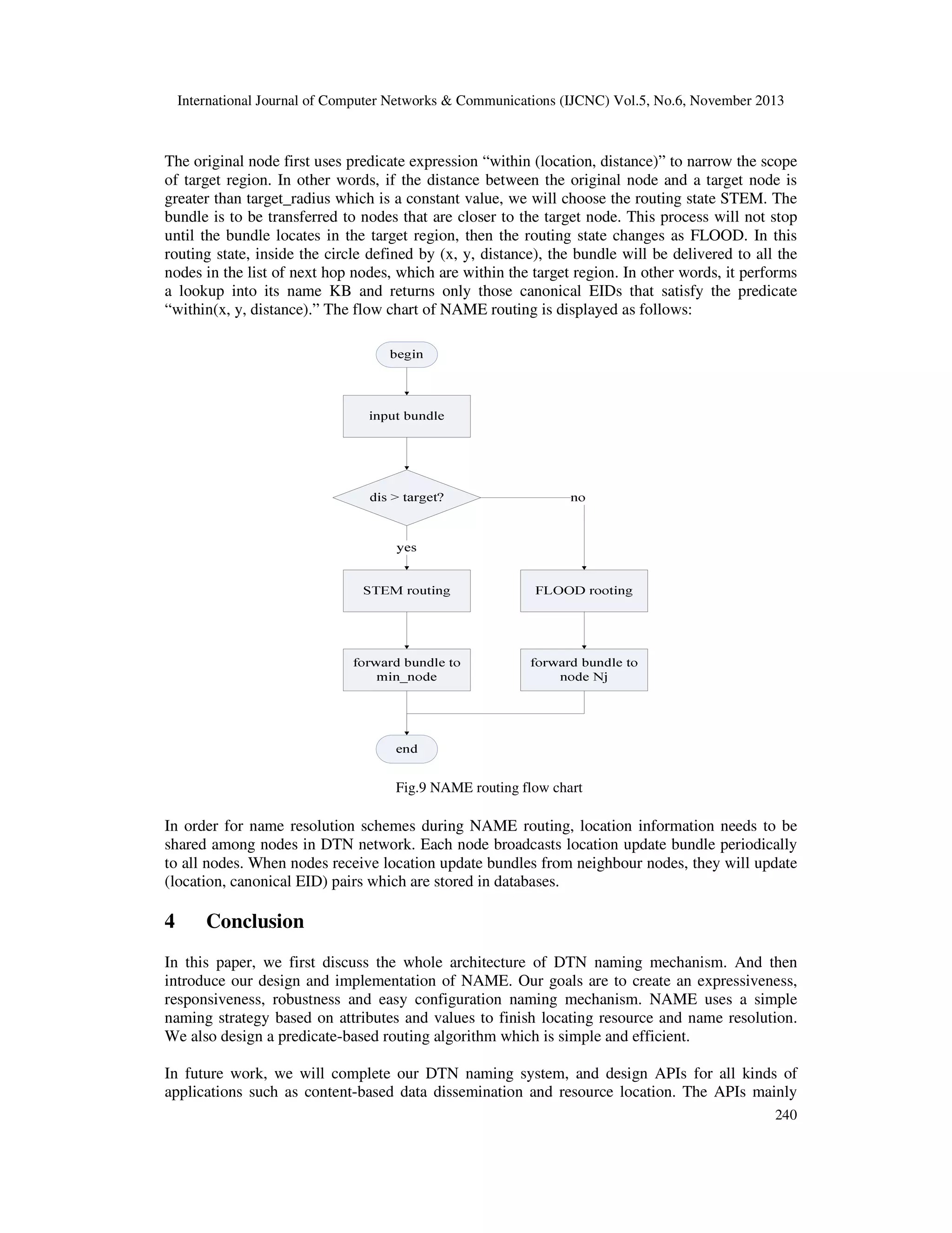 Name a naming mechanism for delay disruption tolerant network | PDF | Databases | Computer ...