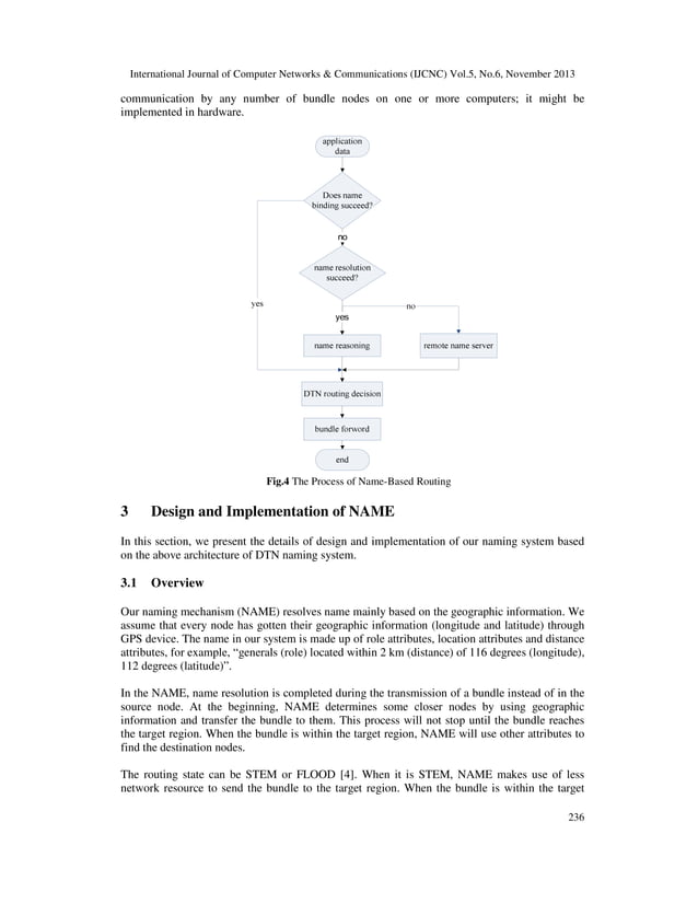 Name a naming mechanism for delay disruption tolerant network | PDF | Databases | Computer ...