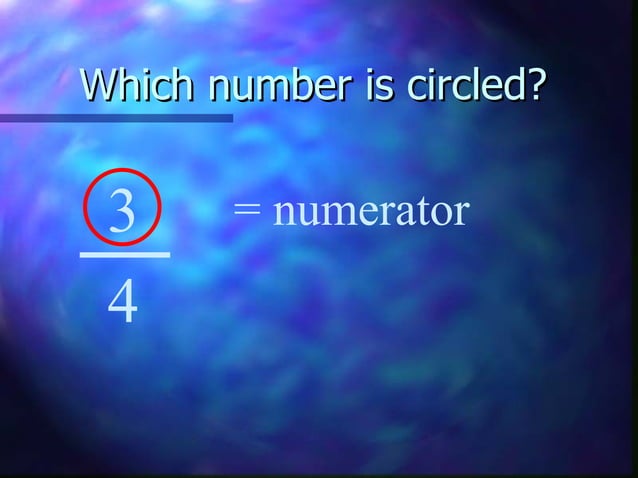 Name and write fraction | PPT