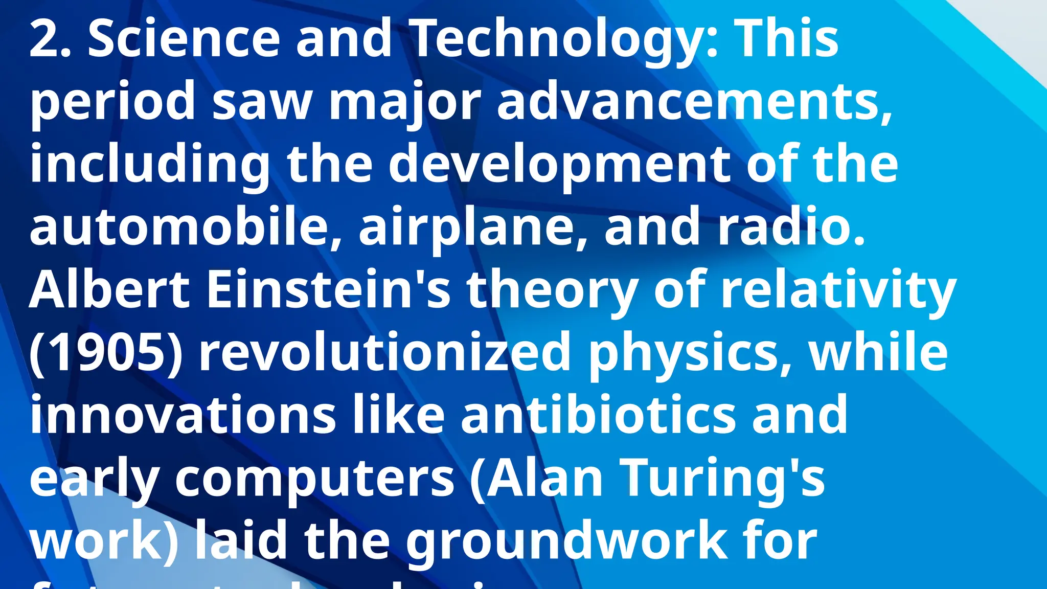 The Modern Period Early 20th Century.... | PPT