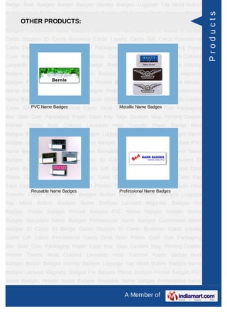 Basic Visual Id Technologies, Mumbai, Promotional Items | PDF | Stamps and Coins | Collecting