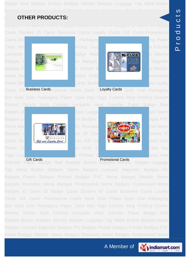 Basic Visual Id Technologies, Mumbai, Promotional Items | PDF