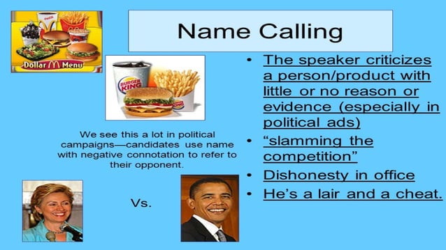 Name calling Propaganda Device English 6.pptx