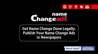 Name change ad after marriage | PPT