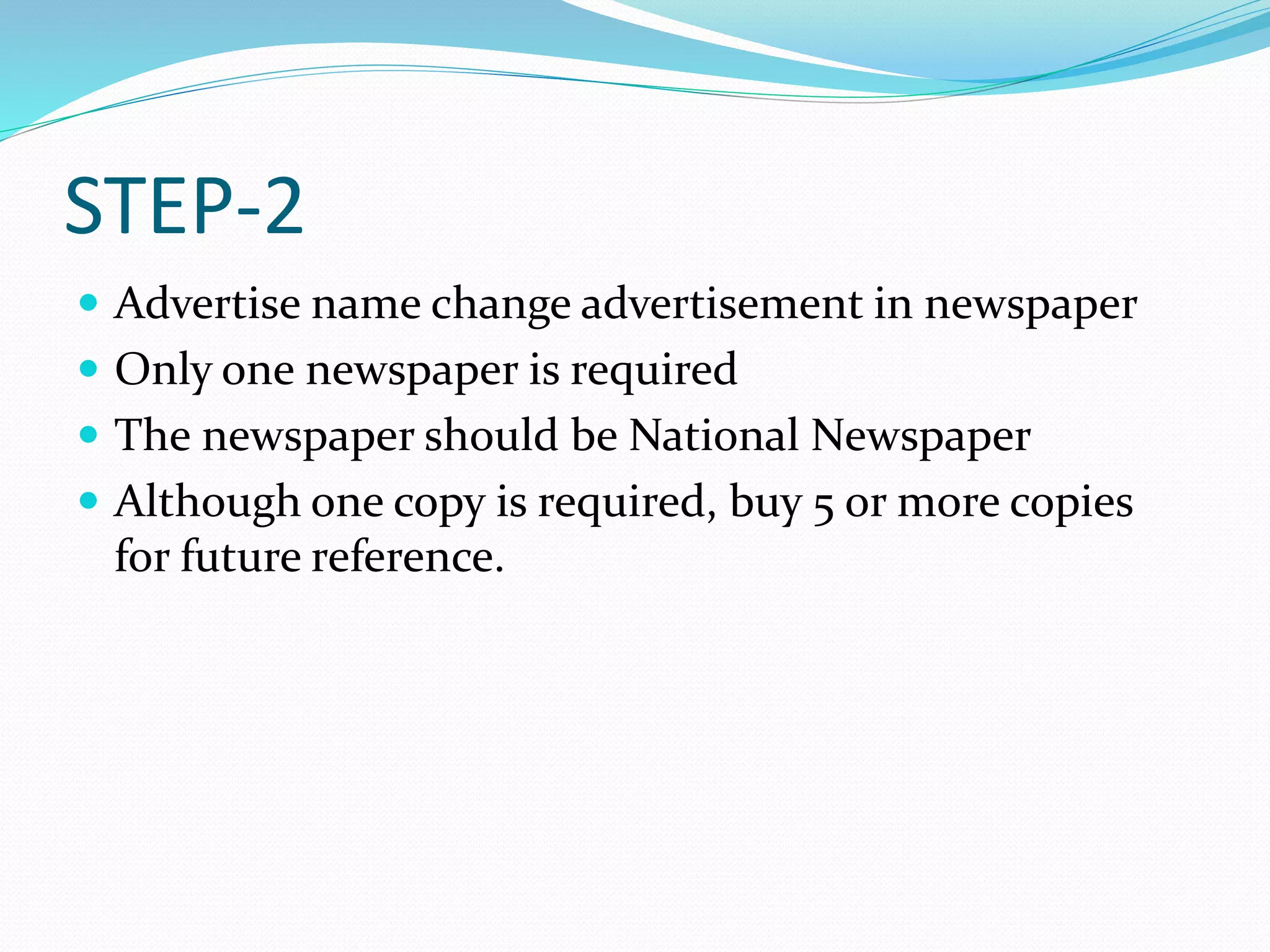 Name change process in india (august 2019) complete details by ncr ...